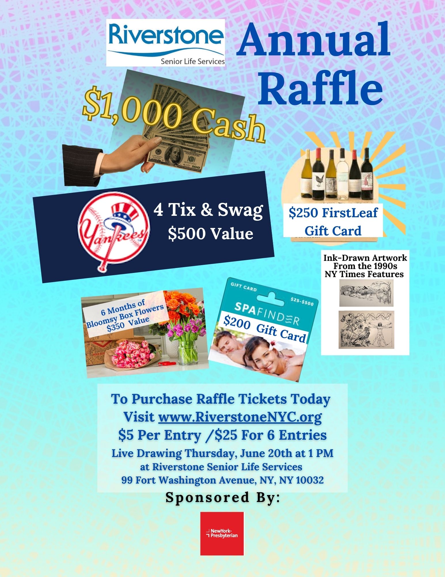 Riverstone's Annual Raffle - Riverstone Senior Life Services