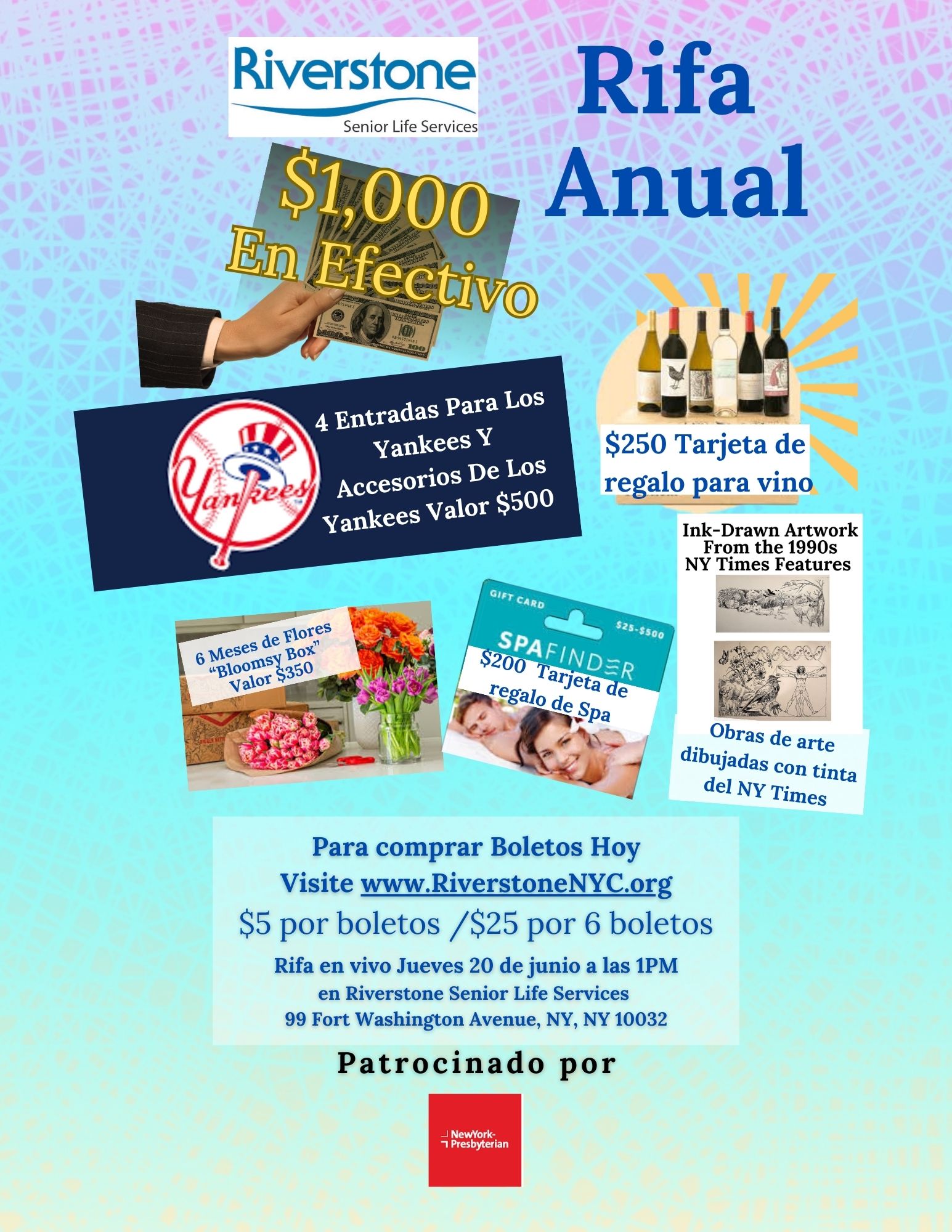 Riverstone's Rifa Anual - Riverstone Senior Life Services